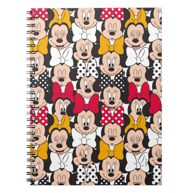 Minnie Mouse | Pattern Notebook | Zazzle