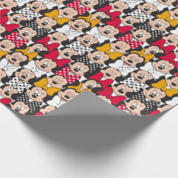 Minnie Mouse | Pattern Wrapping Paper | Zazzle