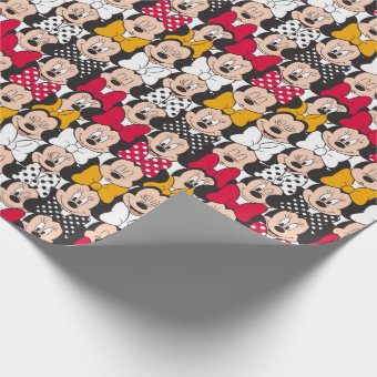 Minnie Mouse | Pattern Wrapping Paper | Zazzle
