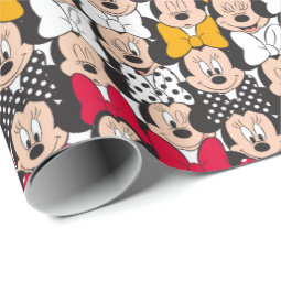 Minnie Mouse | Pattern Wrapping Paper | Zazzle