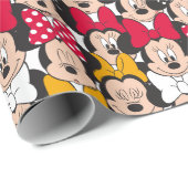 Minnie Mouse | Pattern Wrapping Paper | Zazzle