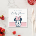 Minnie Mouse Pink & Blue Baby Shower Napkins | Zazzle