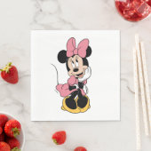 Minnie Mouse | Posing in Pink Napkins | Zazzle