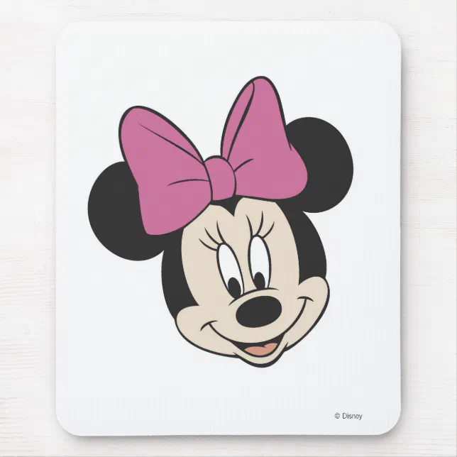 Minnie Mouse Smiling Mouse Pad | Zazzle
