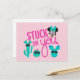 Minnie Mouse | Stuck on You Postcard | Zazzle