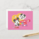 Minnie Thinking Of Mickey Postcard | Zazzle