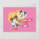 Minnie Thinking Of Mickey Postcard | Zazzle