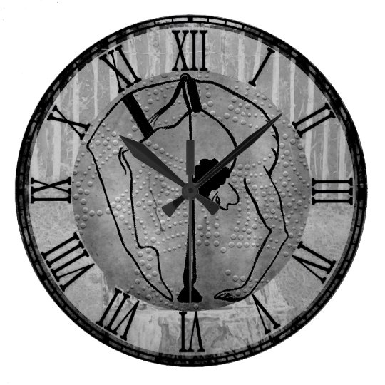 Minoan Sword Acrobat Clock | Zazzle.com