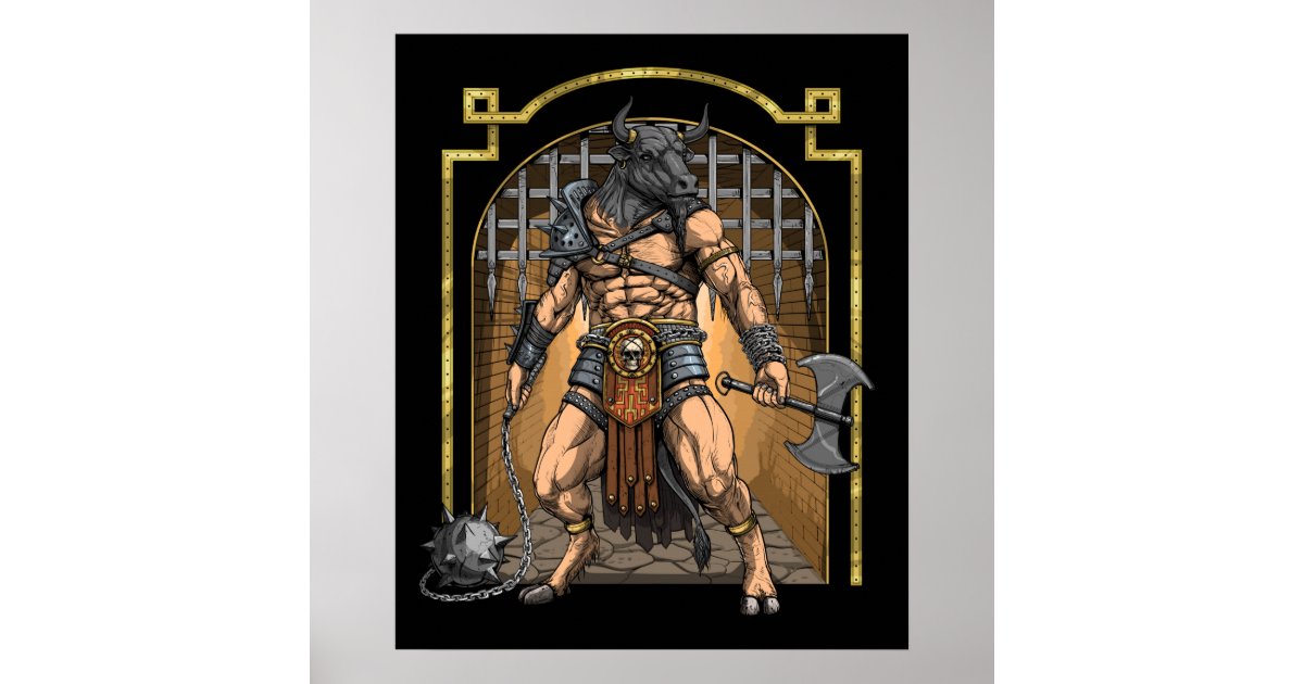 Minotaur Poster | Zazzle