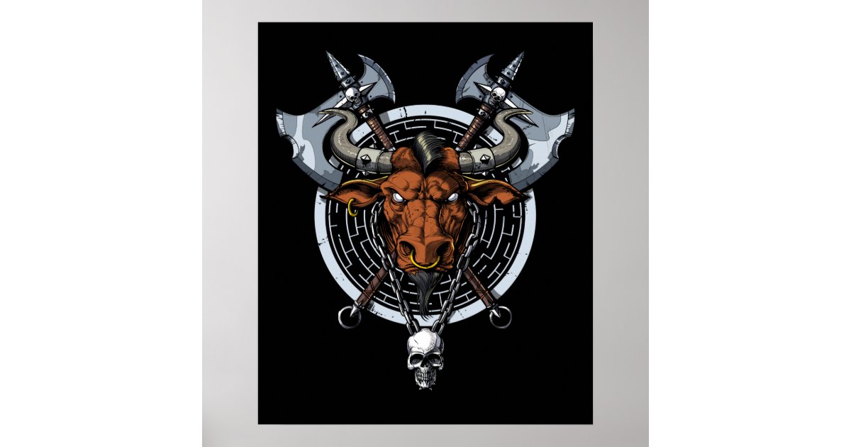Minotaur Poster | Zazzle