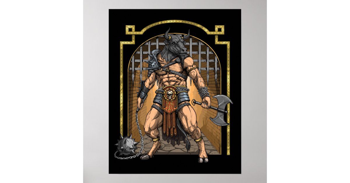 Minotaur Poster | Zazzle