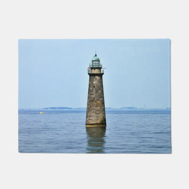 Minots Ledge Lighthouse Massachusetts Door Mat | Zazzle