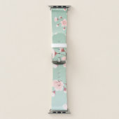 Mint,cherry blossom, spring flower,japanese,sakura apple watch band ...