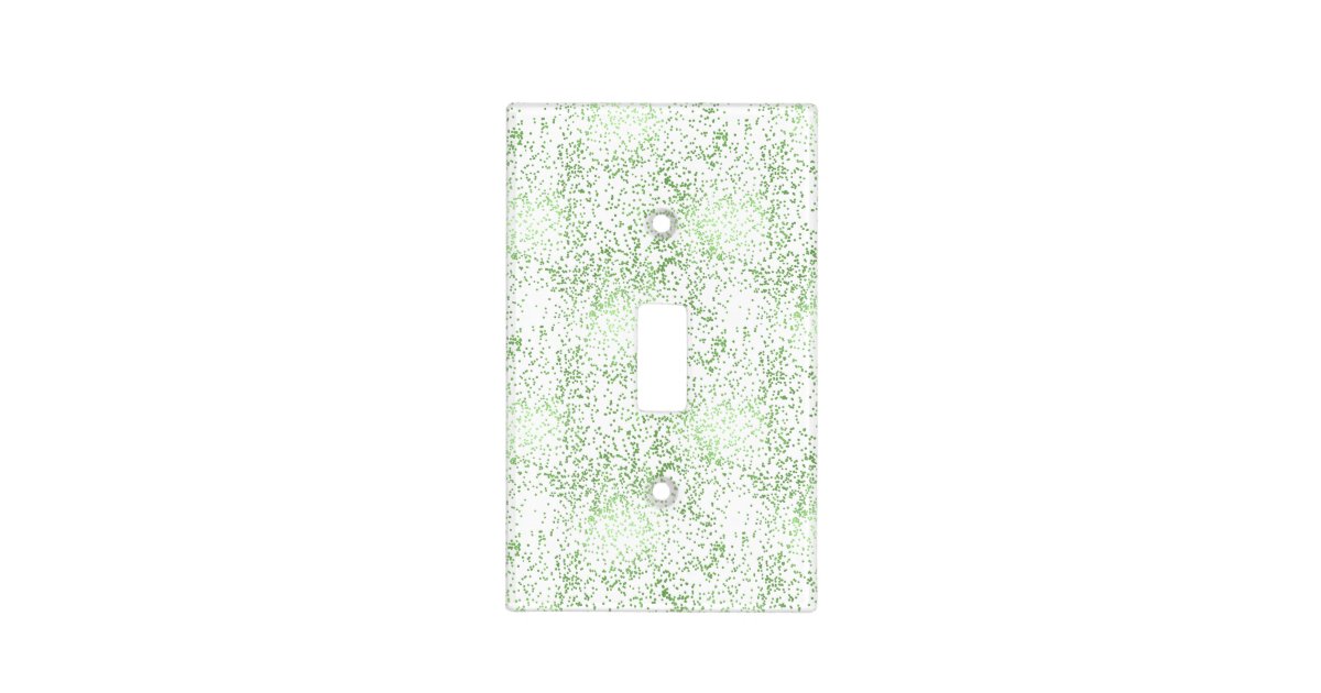 Mint Confetti Dots Light Switch Cover | Zazzle