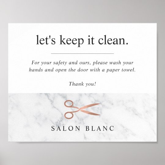 Mint & Gold Whisk Bakery Bathroom Handwashing Poster | Zazzle.com