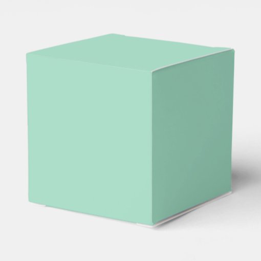 Mint green and white lace custom favor box | Zazzle