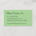 Mint Green Label Ribbon Business Cards | Zazzle