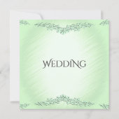 Mint Green Wedding Invitation | Zazzle