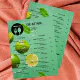 Mint Lime Restaurant Take Out Menu with QR Code Flyer | Zazzle