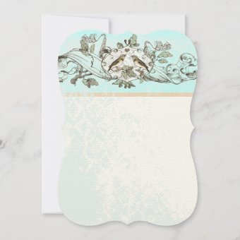 Mint Rustic Love Bird Wedding Invitation | Zazzle