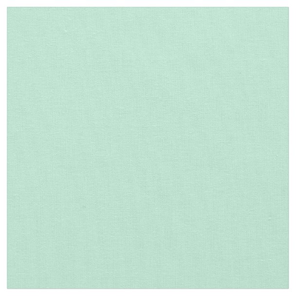 Solid Color: Mint Green Fabric | Zazzle