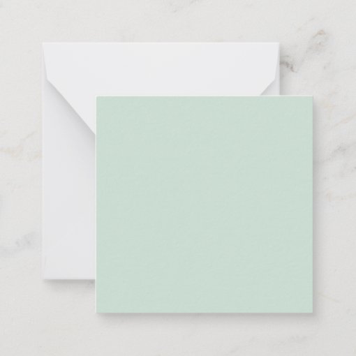 Mint Stripes Baby Owls Thank You Note Card | Zazzle