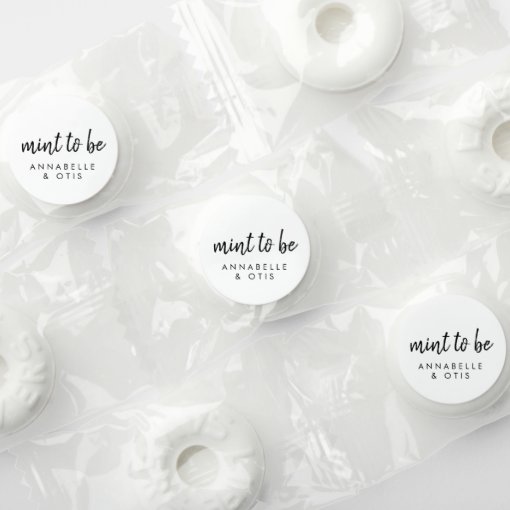 Mint to Be | Modern Fun Wedding Mint Life Saver® Mints | Zazzle