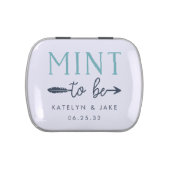 Mint to Be | Personalized Wedding Favor Mints Candy Tin | Zazzle