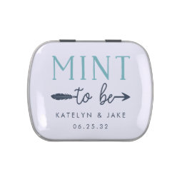 Mint to Be | Personalized Wedding Favor Mints Candy Tin | Zazzle