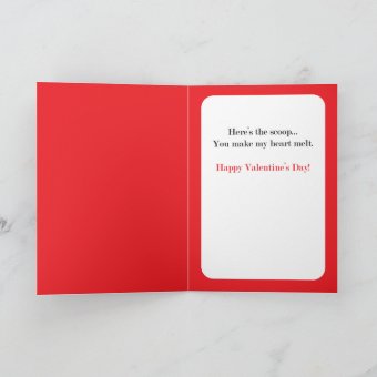 Mint to Be Valentine Cute Pun Ice Cream Card | Zazzle