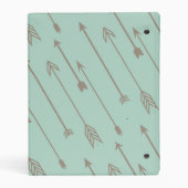 Mint Tribal Arrows Baby Shower album mini binder | Zazzle
