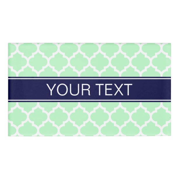Navy Blue Name Tags | Zazzle