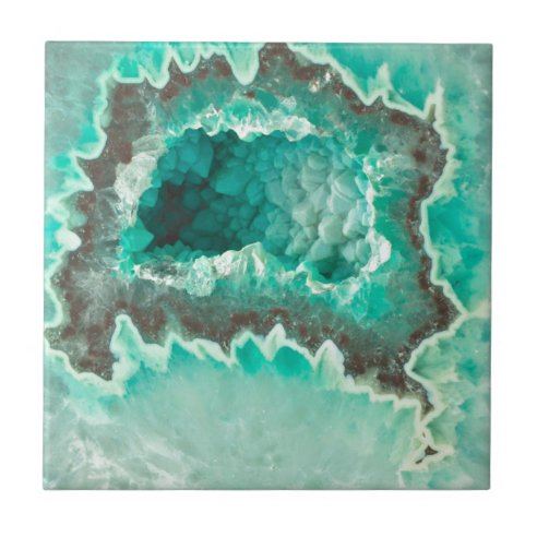 Geode Decorative Ceramic Tiles | Zazzle