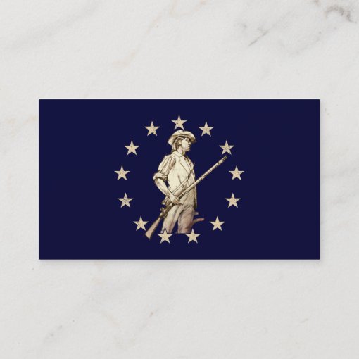 Minuteman Business Card | Zazzle