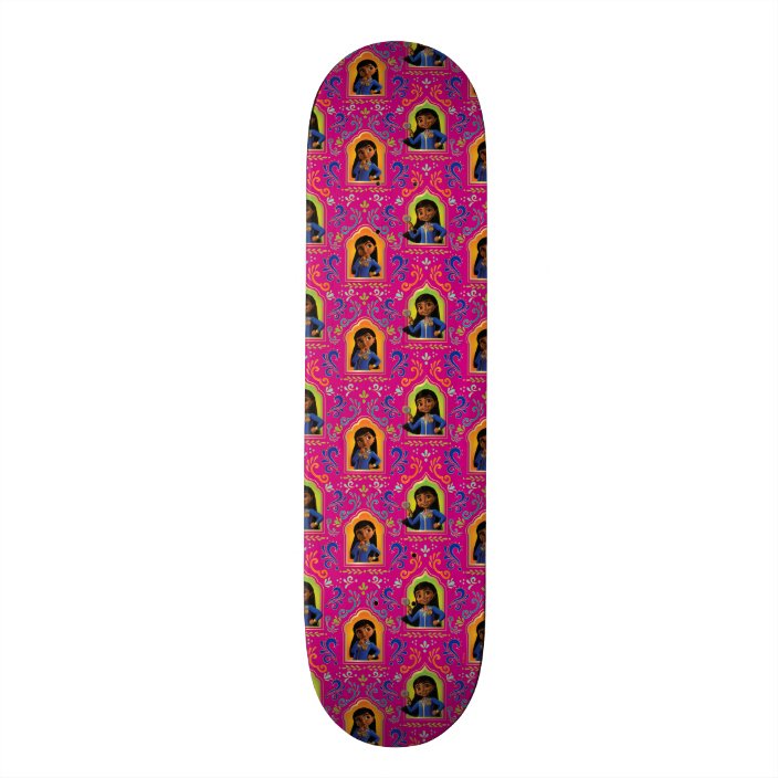 Mira | Pink Ornate Pattern Skateboard | Zazzle.com