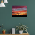Miracle of a sunrise inspirational poster | Zazzle