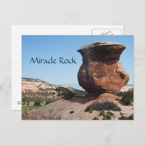 Miracle Rock Postcard | Zazzle