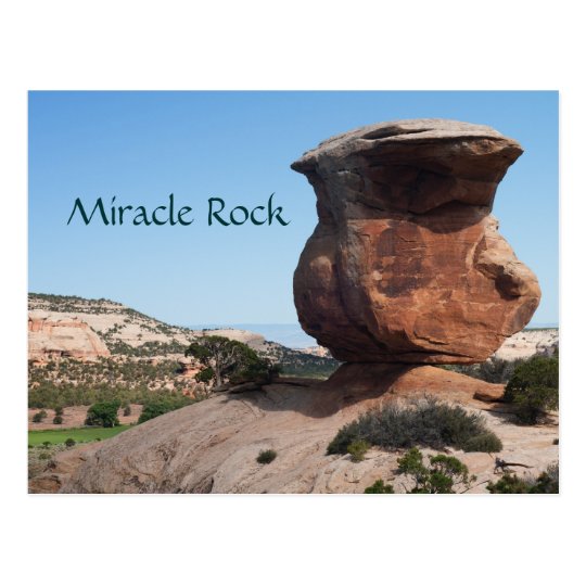 Miracle Rock Postcard | Zazzle.com
