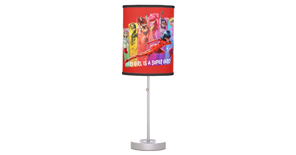 Miraculous Girls | Every Girl is a Super Hero Table Lamp | Zazzle