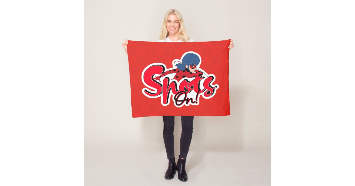 Miraculous Ladybug | Spots On Fleece Blanket | Zazzle