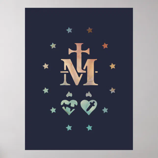 Miraculous Medal Our Lady of Grace Poster | Zazzle