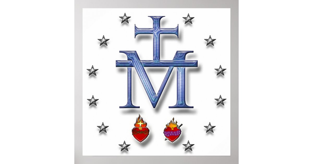 Miraculous Medal Poster | Zazzle