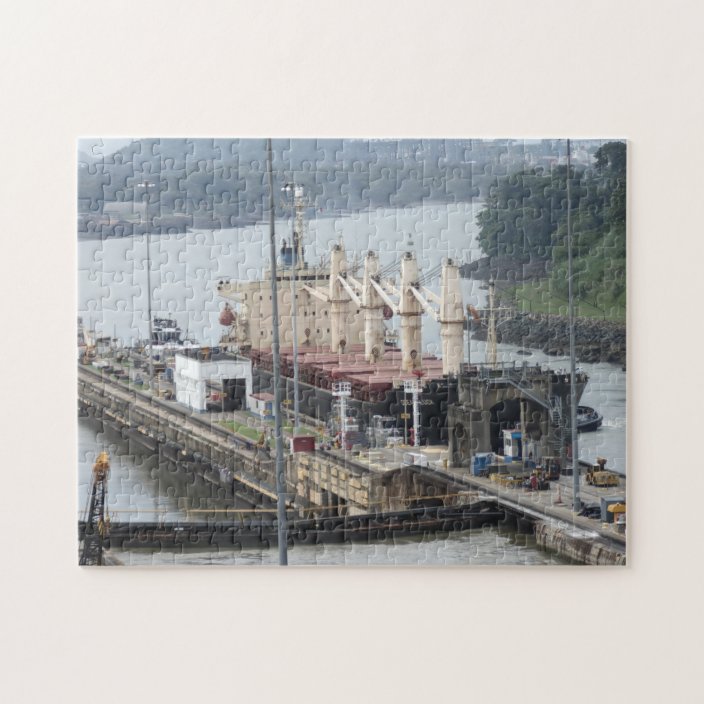 Miraflores Locks Panama Canal Jigsaw Puzzle