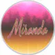 Miranda First name Golden pink sticker | Zazzle