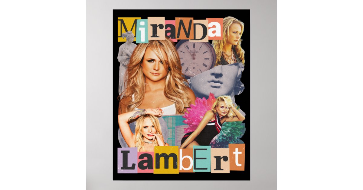 Miranda Lambert Country Music Poster | Zazzle