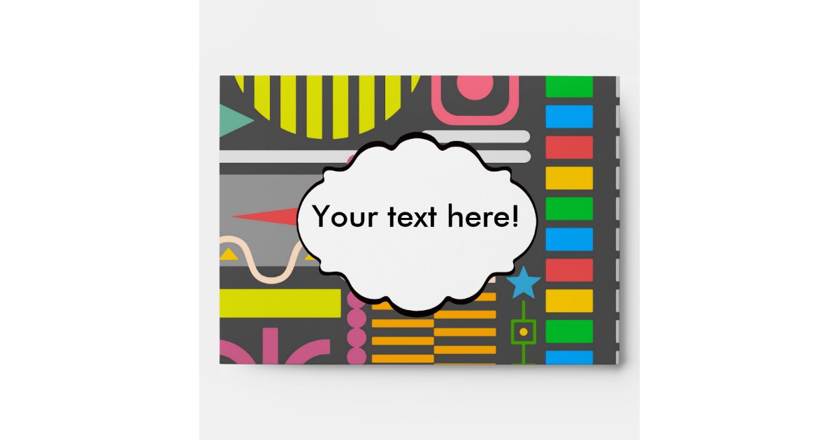 Misc shapes envelope | Zazzle