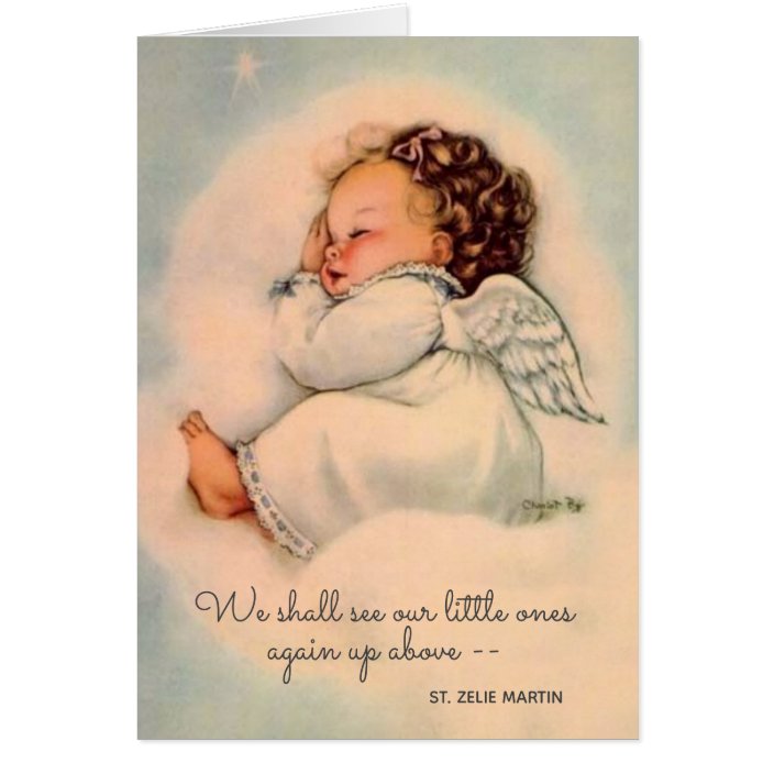 Miscarriage Baby Girl Angel Religious | Zazzle.com