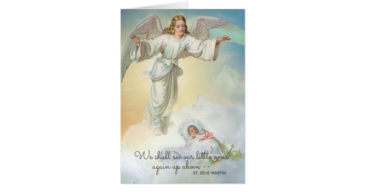 Miscarriage Baby Infant Loss Religious Angel | Zazzle