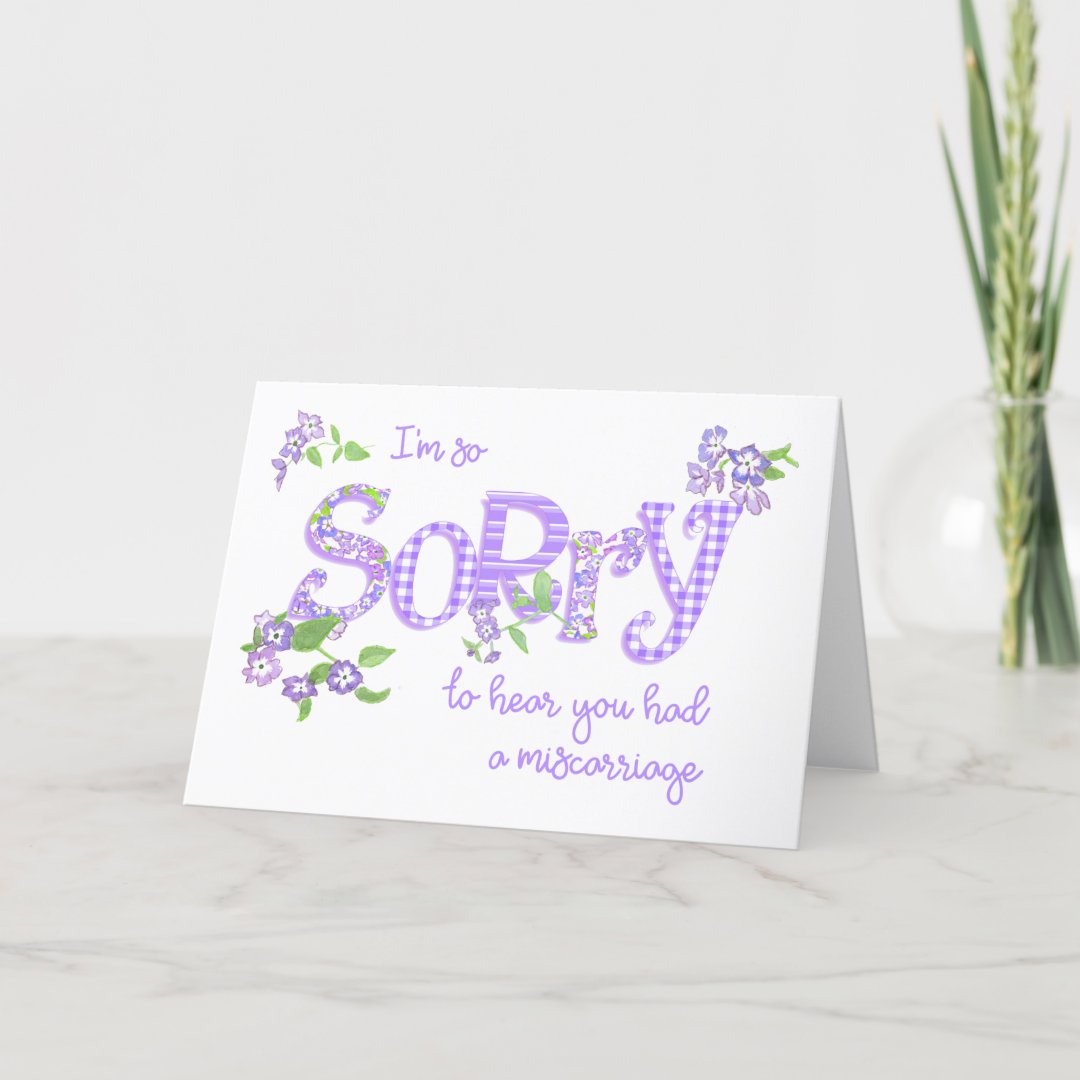 Miscarriage Sympathy Phlox Flowers Word Art Card | Zazzle