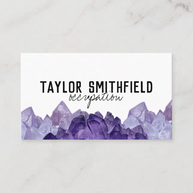 miscellaneous gems business card | Zazzle